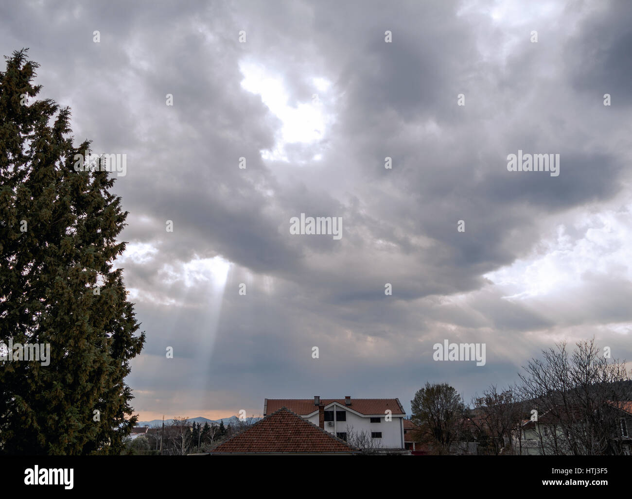 Dark sunlight sun beam hi-res stock photography and images - Alamy