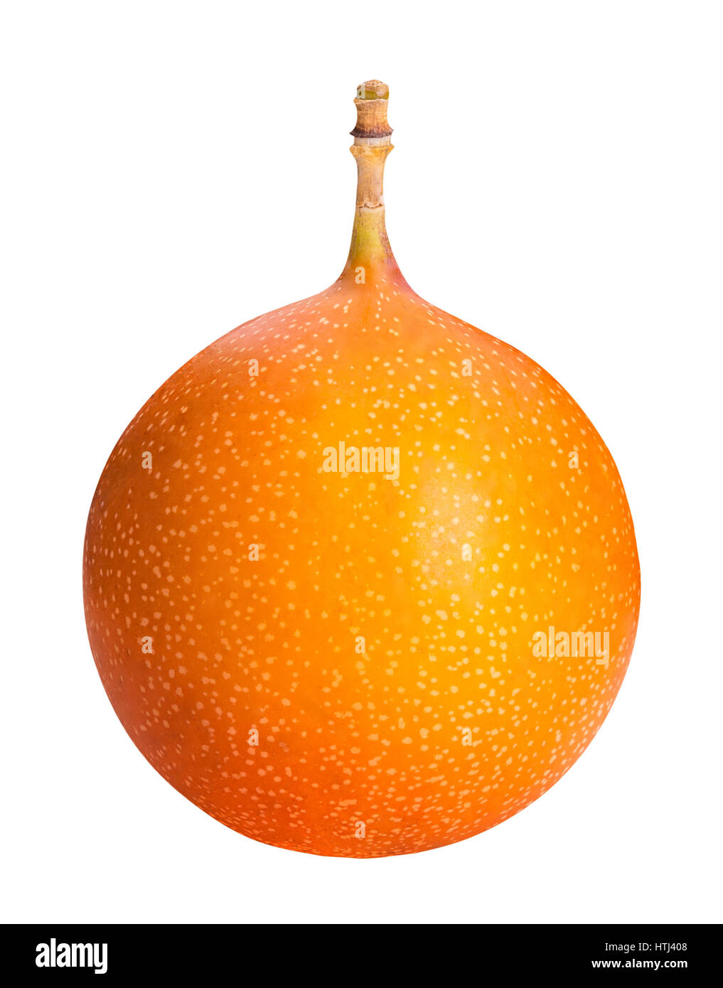Granadilla fruit isolated on white background with clipping path Stock ...