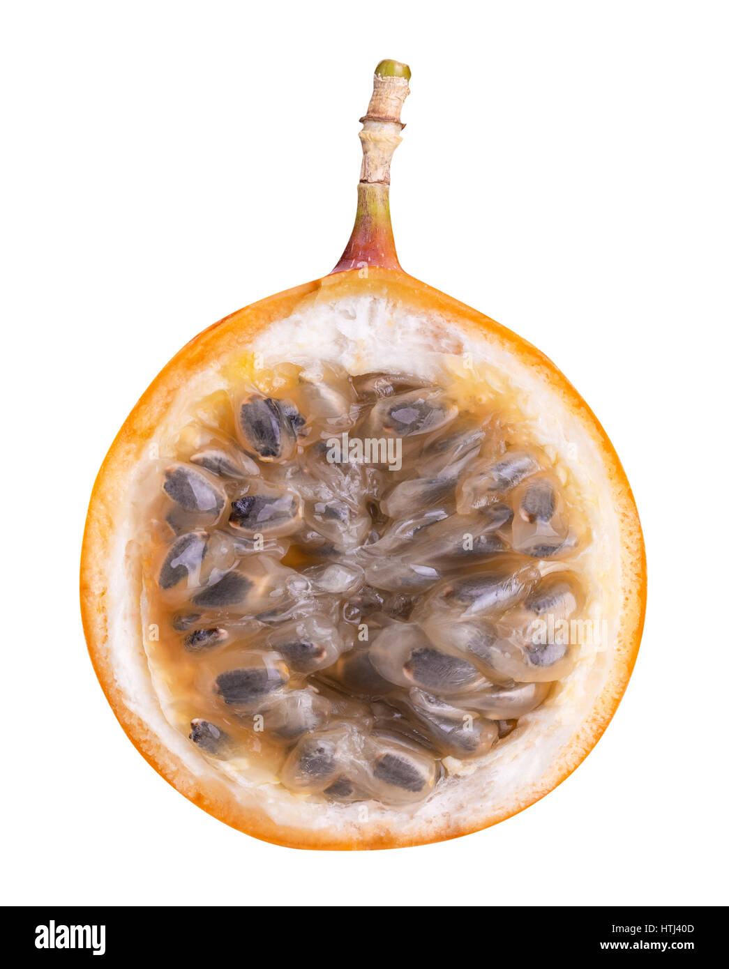Granadilla fruit isolated on white background with clipping path Stock ...