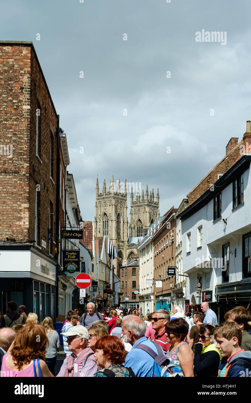 Low Petergate, York, England Stock Photo - Alamy