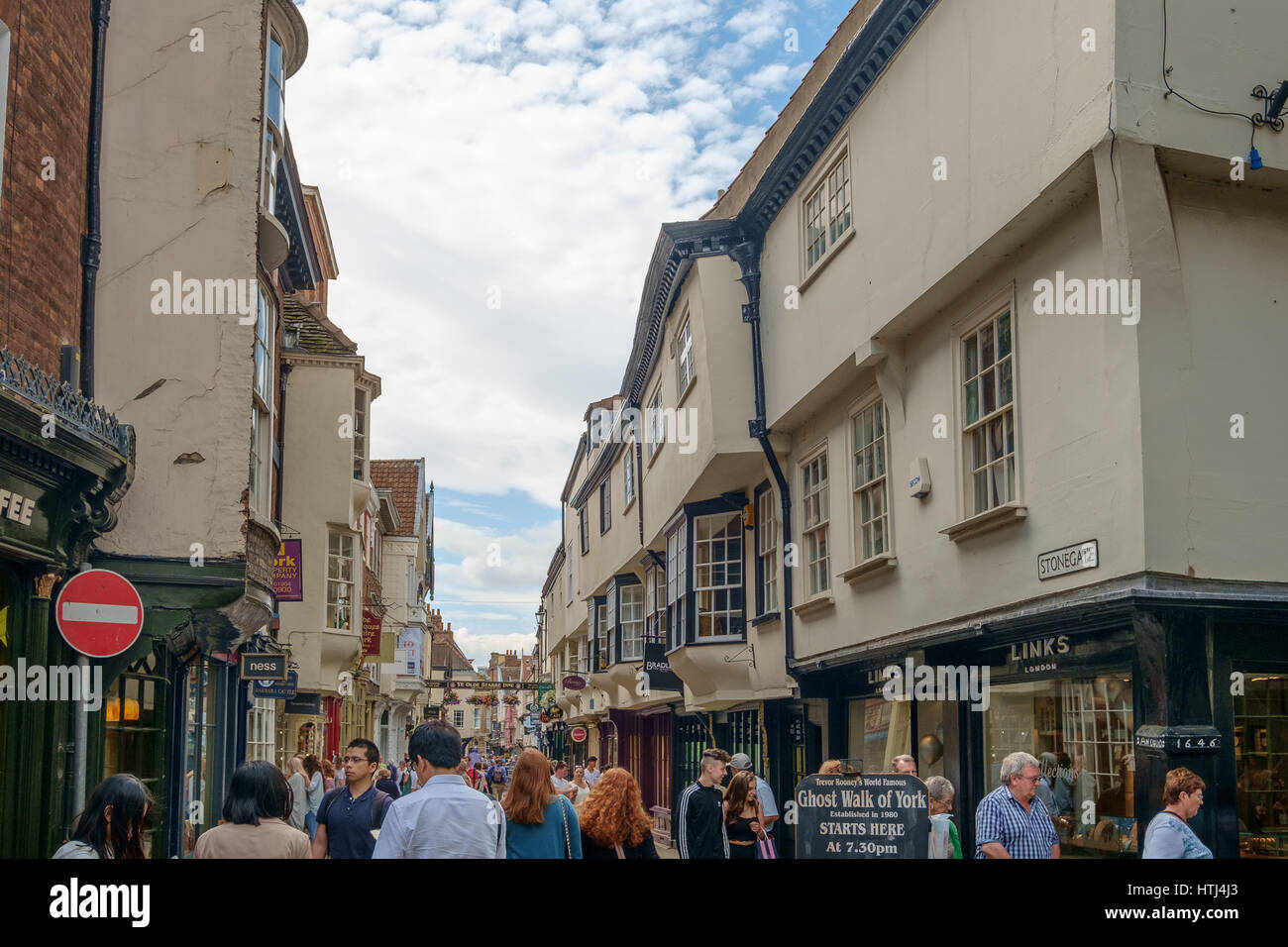 Stonegate, York, UK Stock Photo - Alamy
