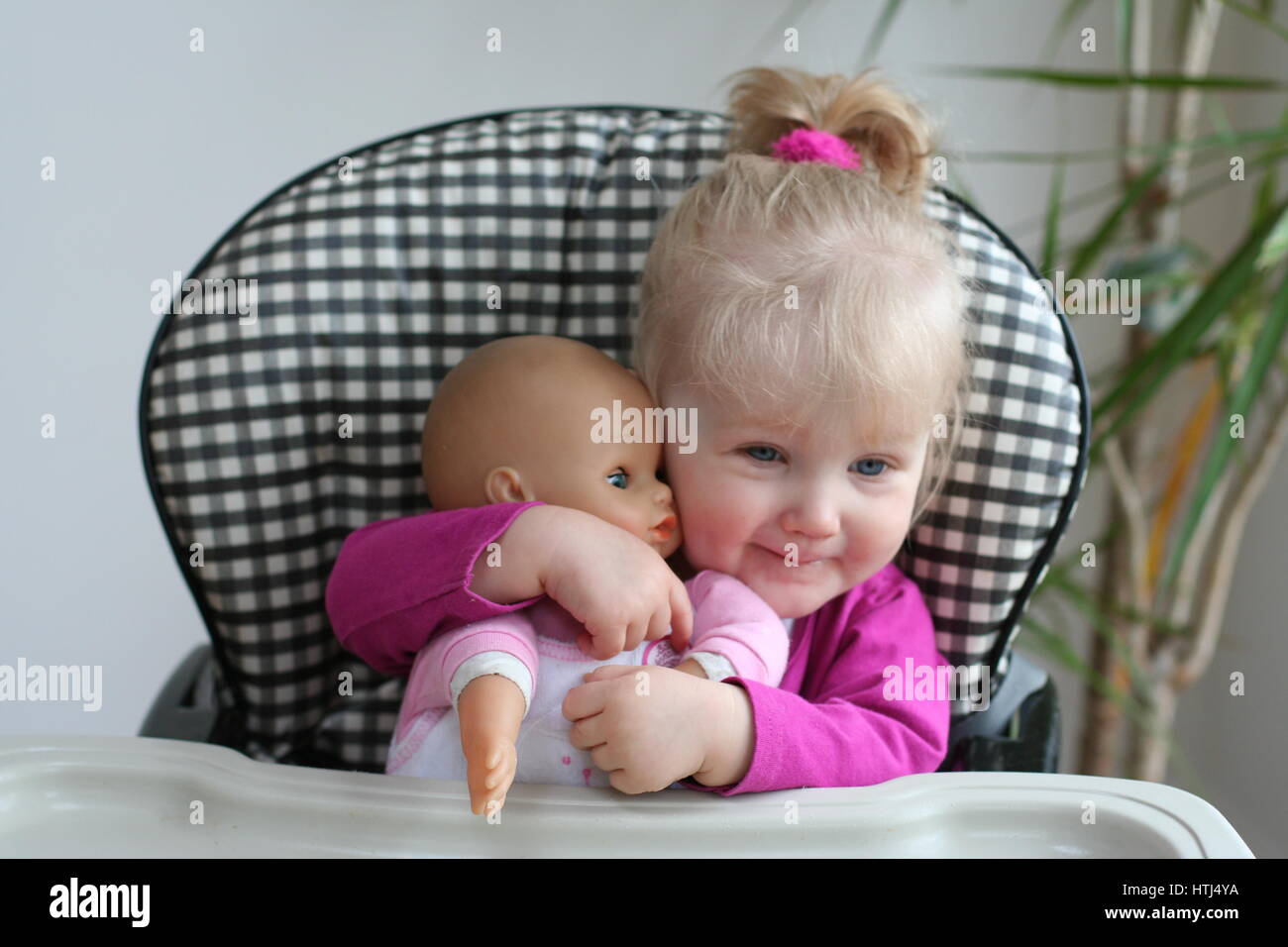 little blonde toddler big love baby doll together united bond bonding ...