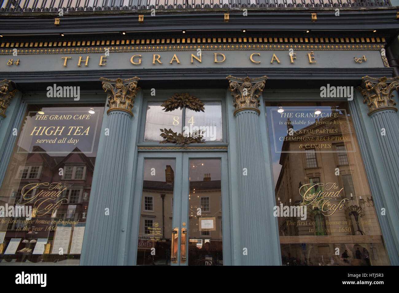 The grand café in Oxford, Uk Stock Photo - Alamy