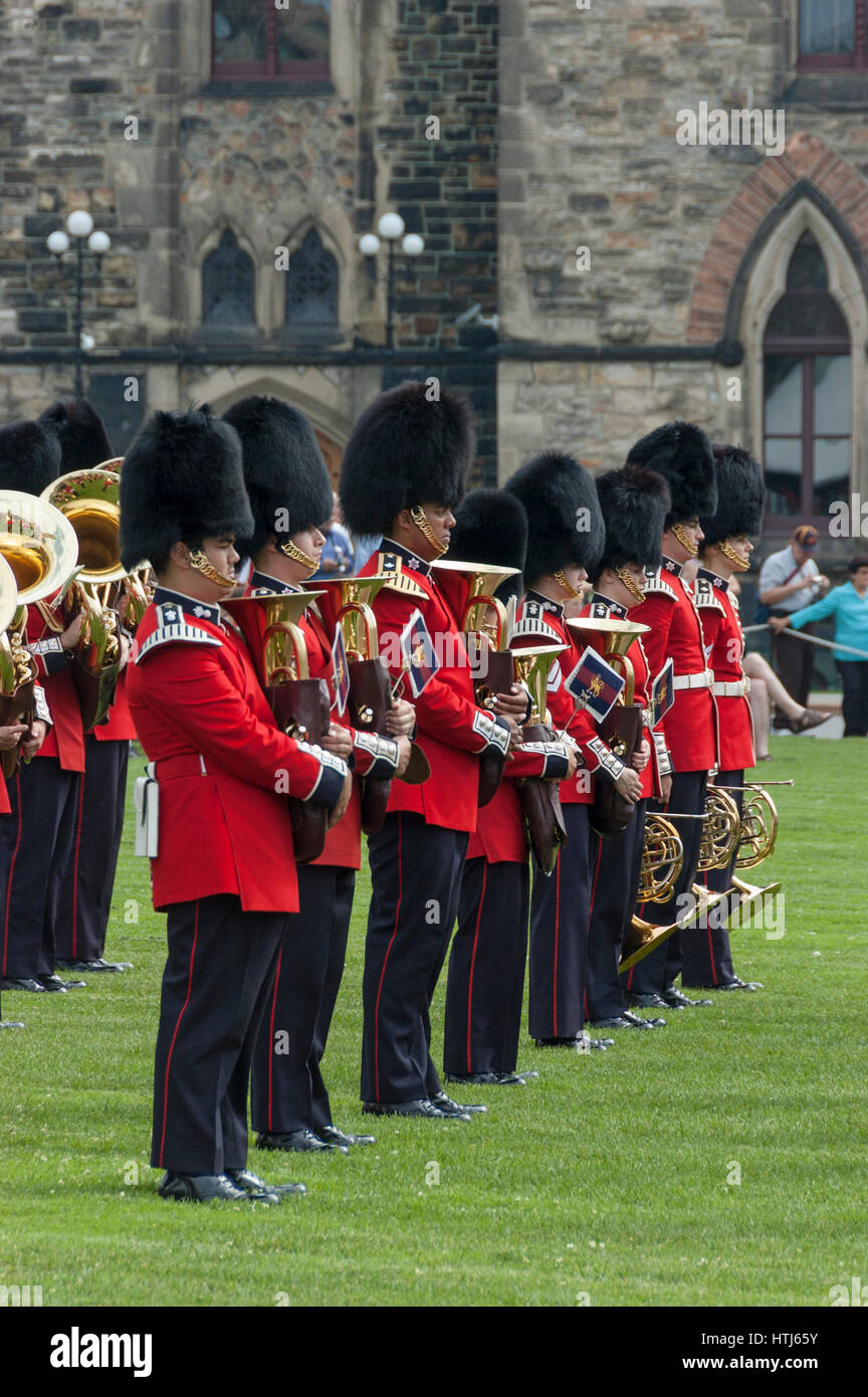 Changing of the guard ceremony / parade, Ottawa, Ontario, Canada ...