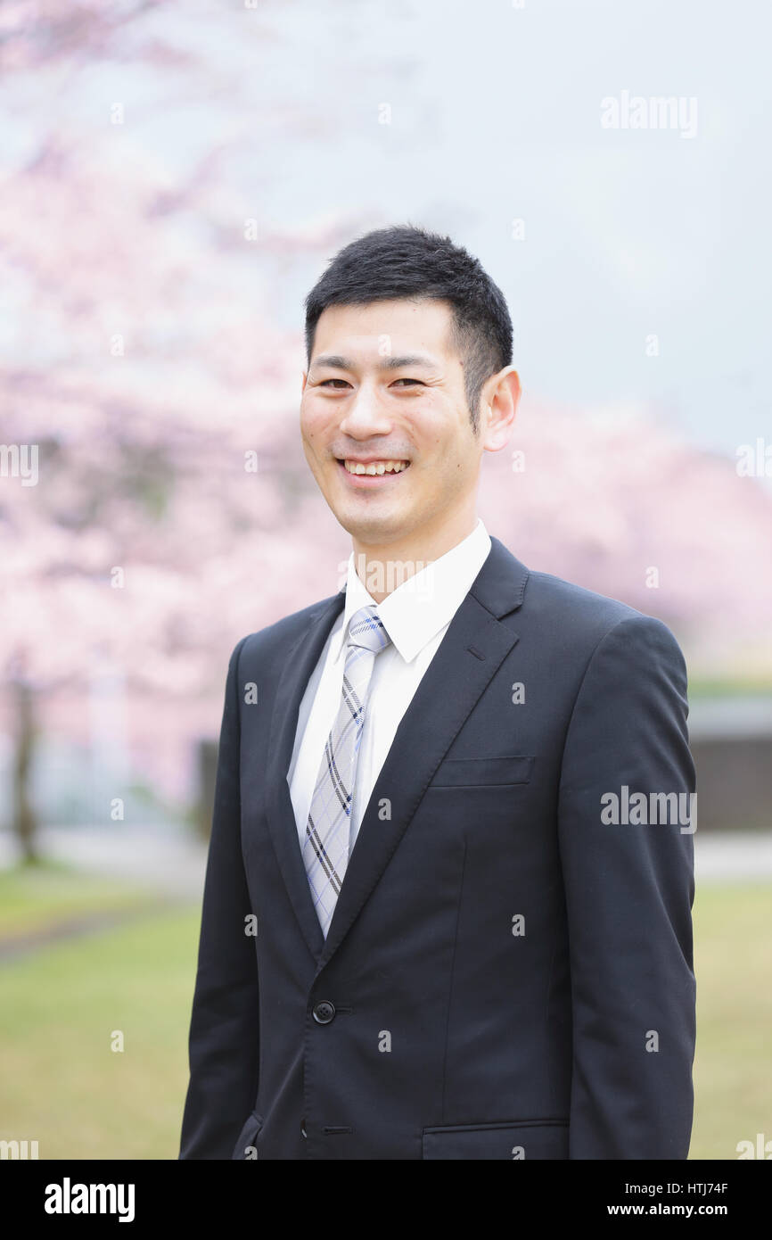 Japanese Man In Suit