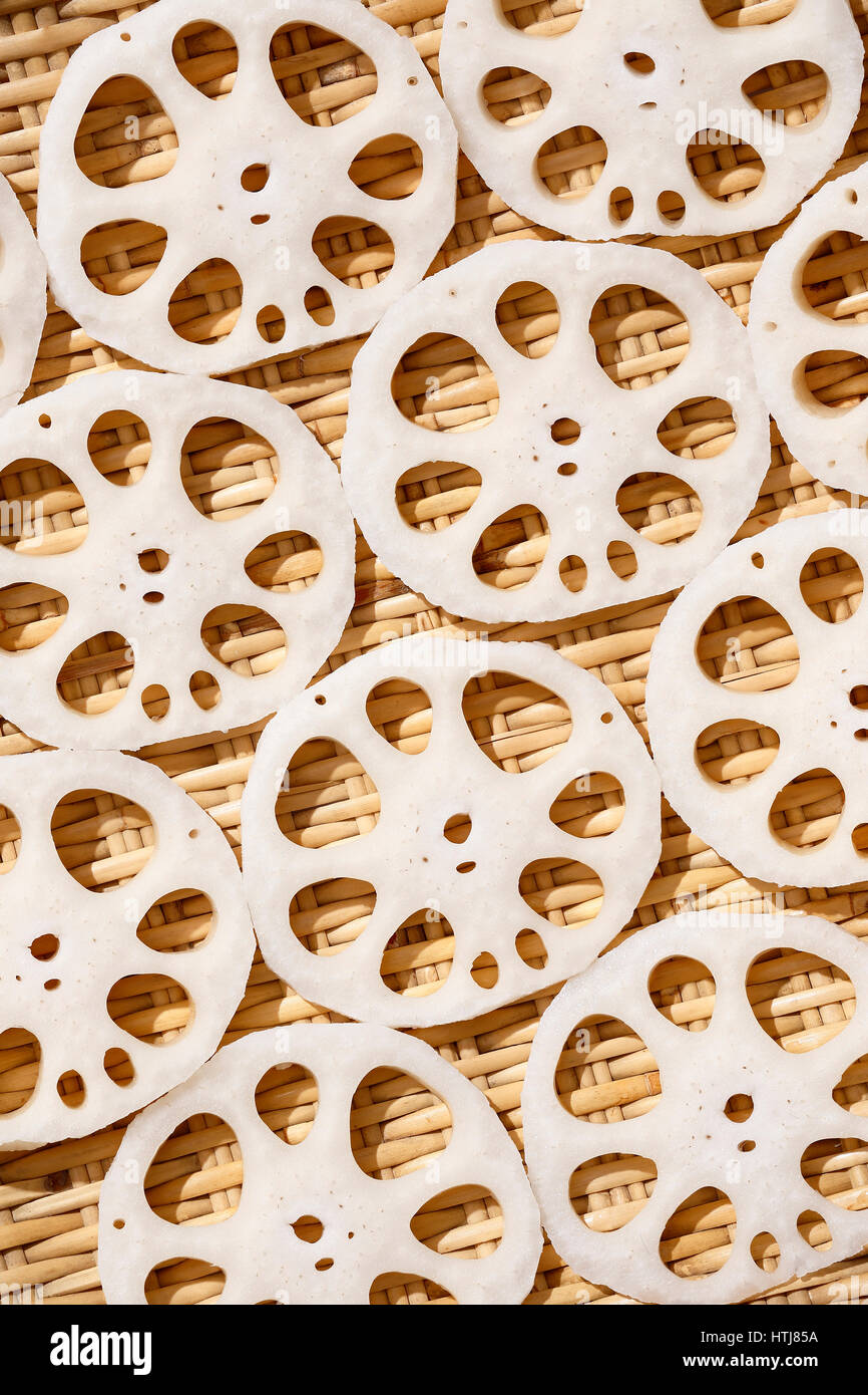 Lotus root cross section hi-res stock photography and images - Alamy