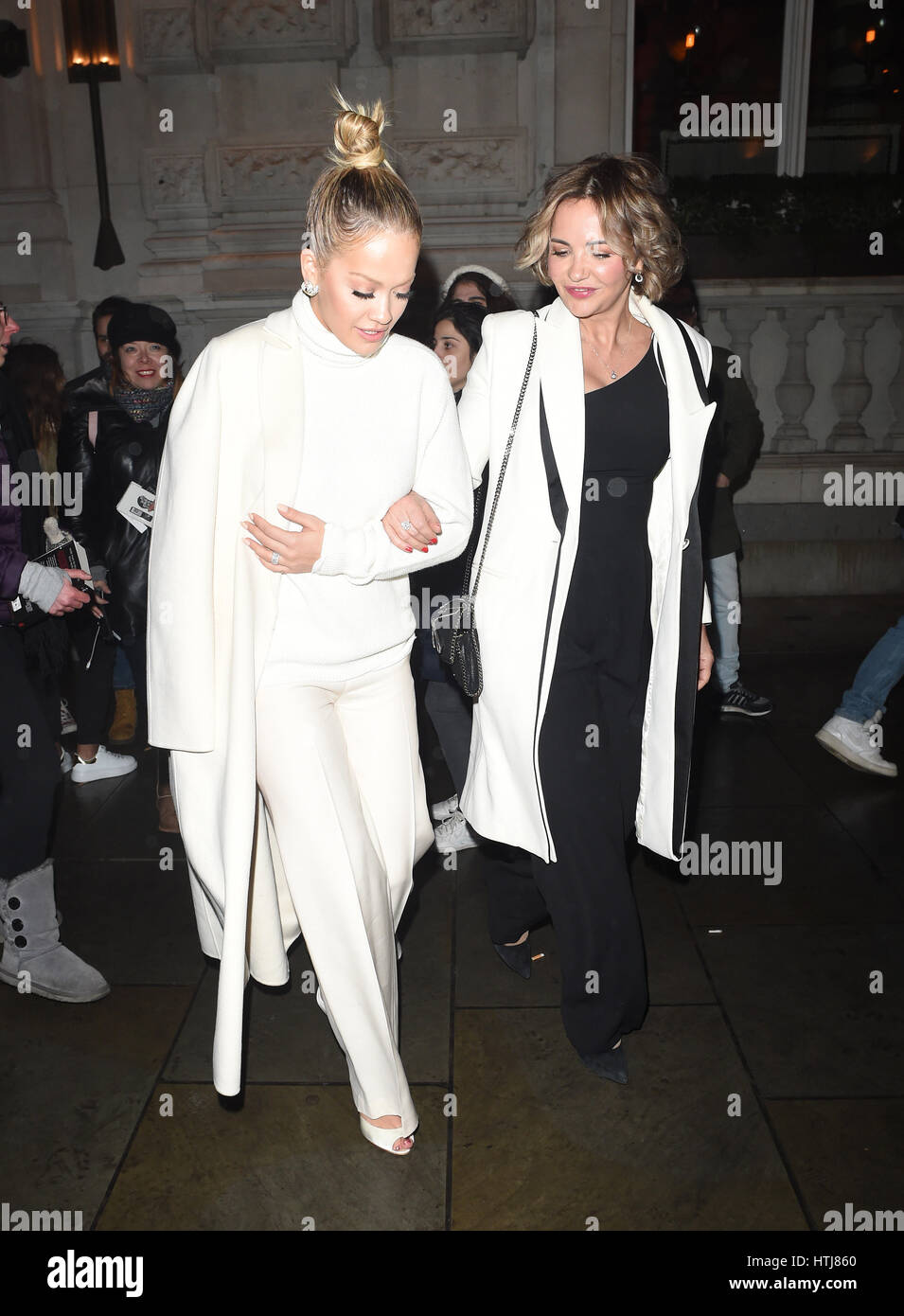 Rita Ora seen out and about with her Mum in London after attending the ...