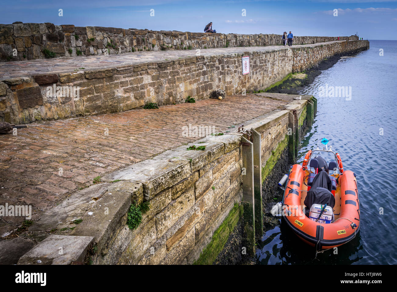 St Andrews pier Scotland Stock Photo - Alamy