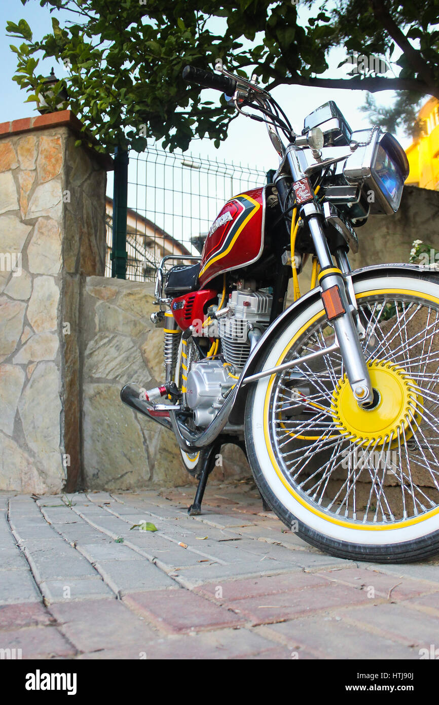 Picture of a light motorcycle Stock Photo - Alamy