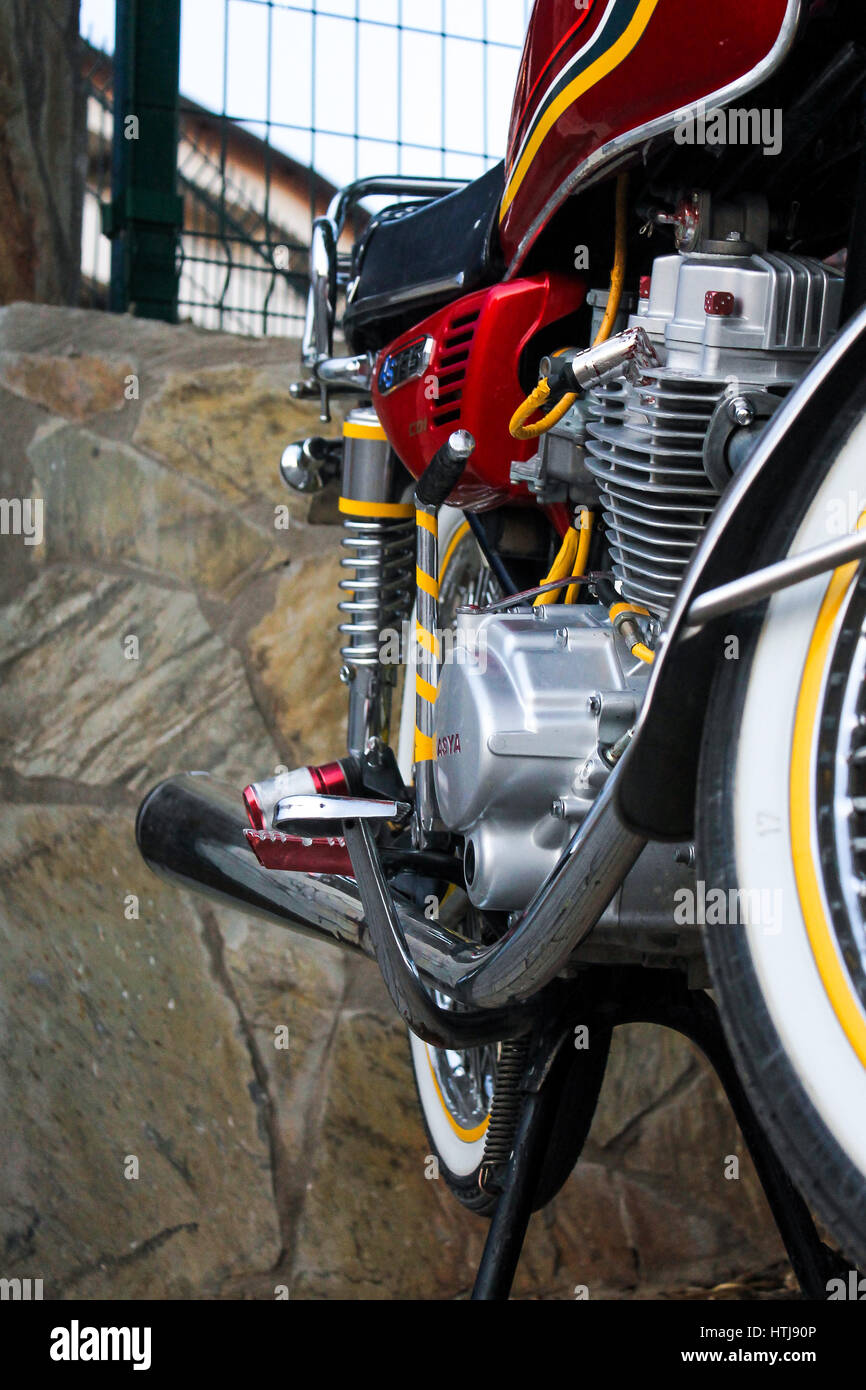 Picture of a light motorcycle Stock Photo - Alamy