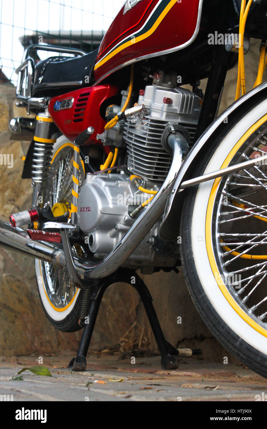 Picture of a light motorcycle Stock Photo - Alamy