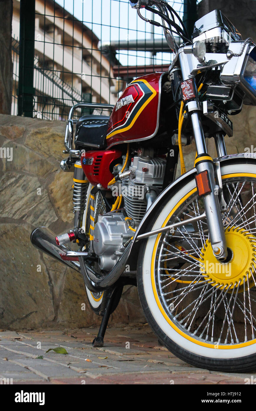 Picture of a light motorcycle Stock Photo - Alamy