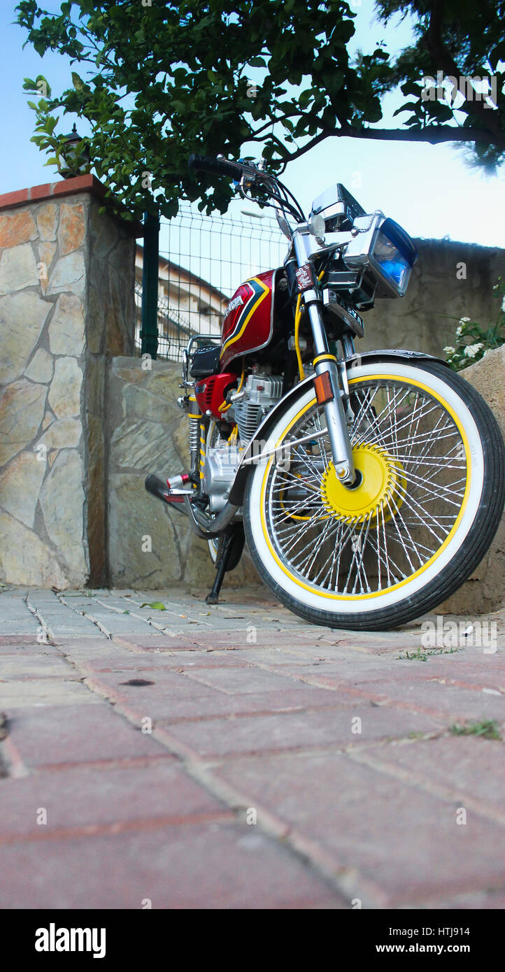 Picture of a light motorcycle Stock Photo - Alamy