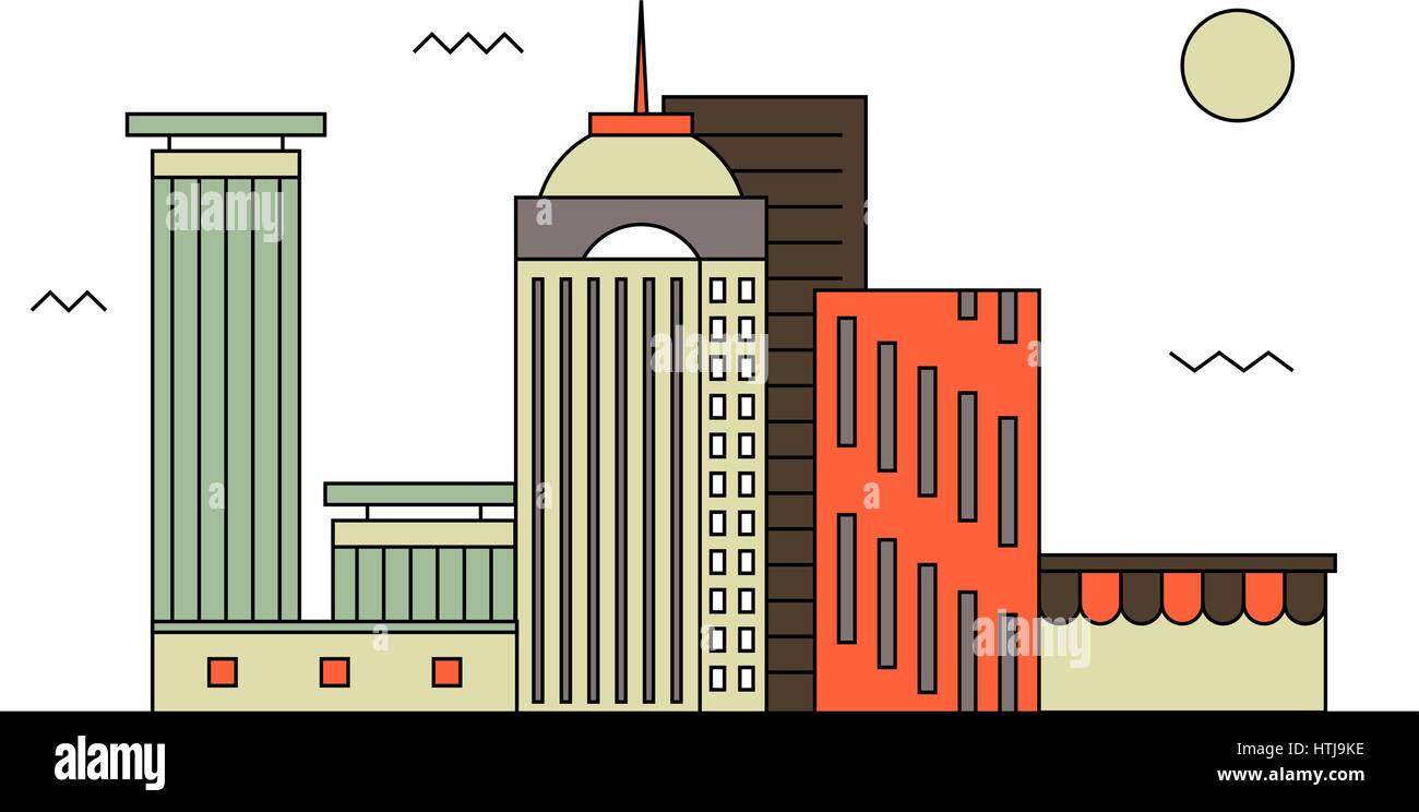 Modern architecture background design Stock Vector Images - Alamy