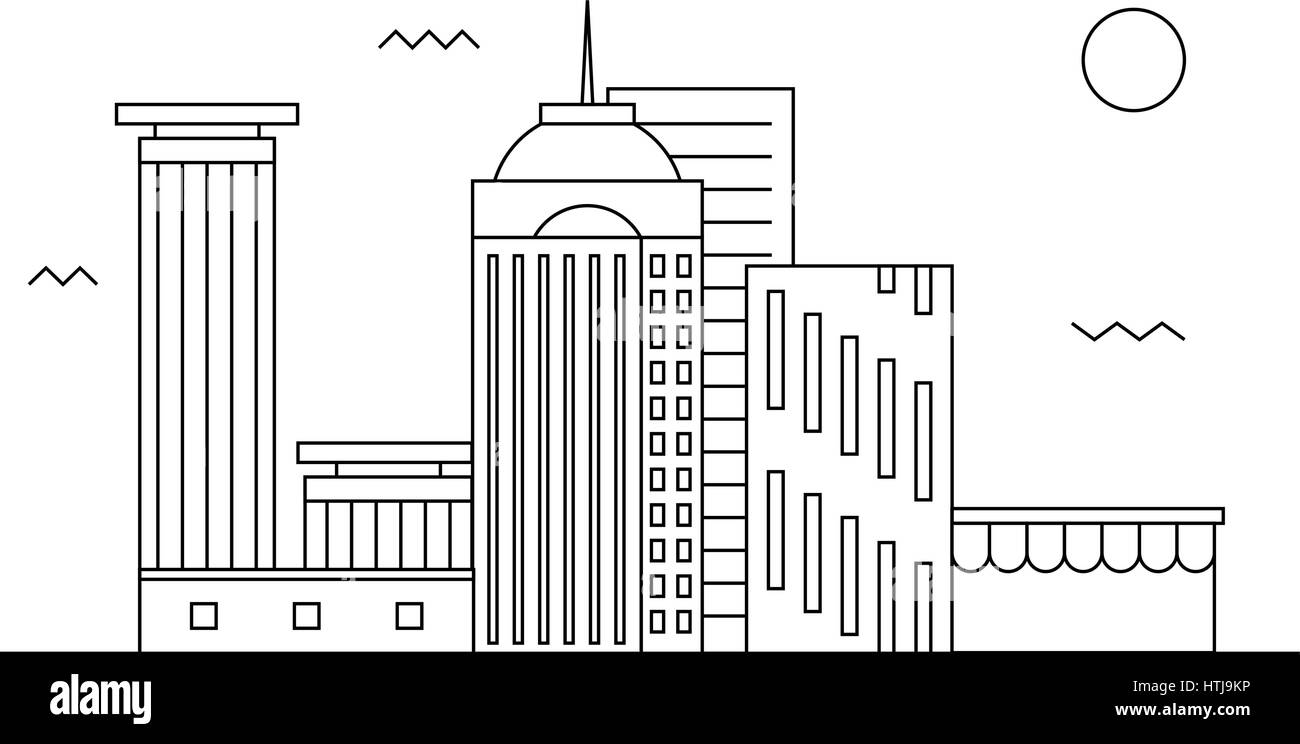 Modern architecture background design Stock Vector Images - Alamy