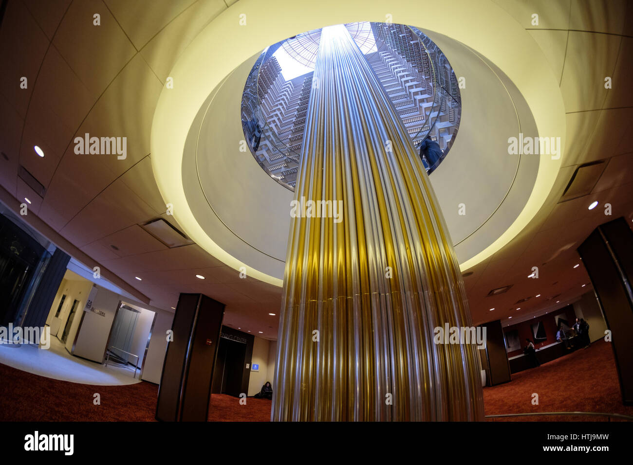 Interior of Hyatt Regency Hotel Atlanta, Georgia, USA Stock Photo - Alamy