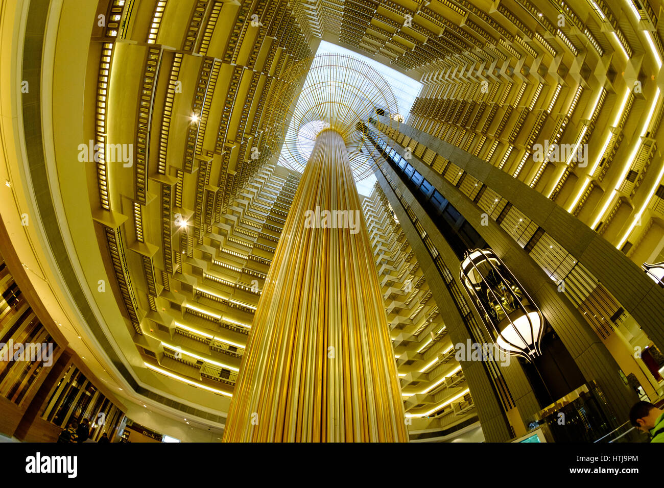 Interior of Marriott Marquis Hotel Atlanta, Georgia, USA Stock Photo ...