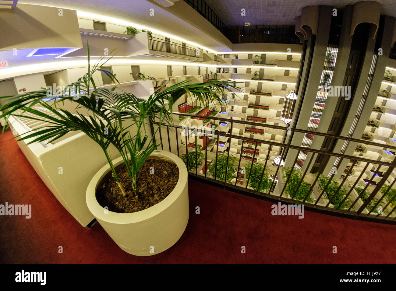 Interior of Hyatt Regency Hotel Atlanta, Georgia, USA Stock Photo - Alamy