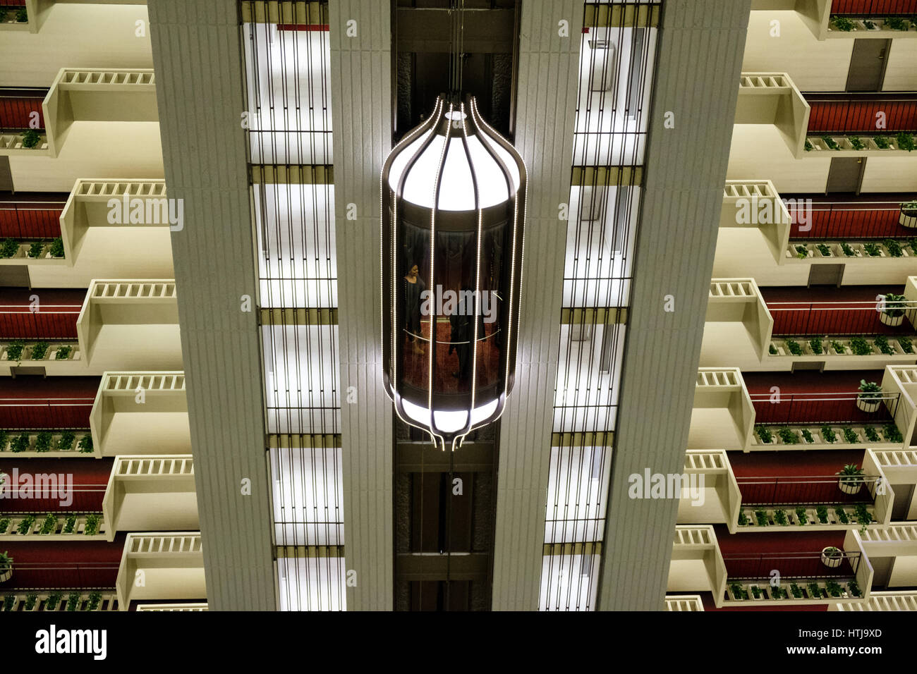 Interior of Hyatt Regency Hotel Atlanta, Georgia, USA Stock Photo - Alamy