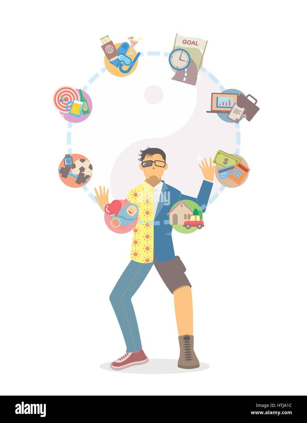 Asset life Stock Vector Images - Alamy