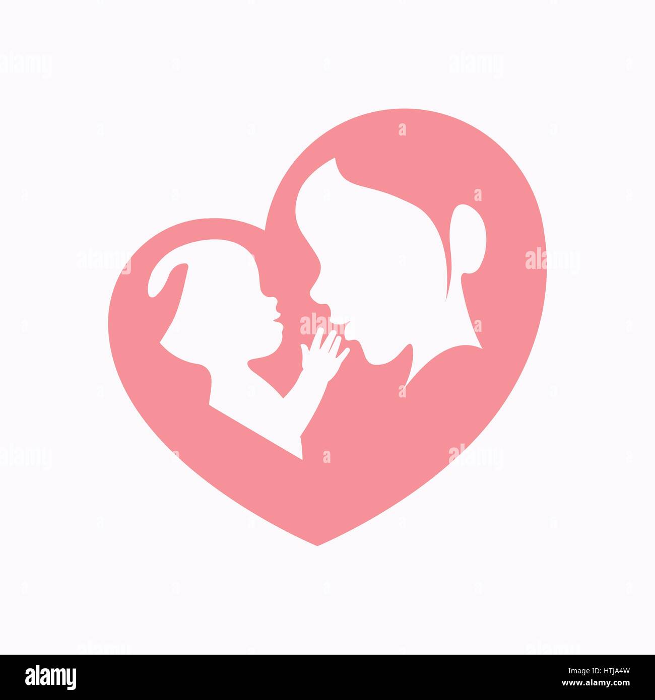 Girl holding baby mom Cut Out Stock Images & Pictures - Alamy