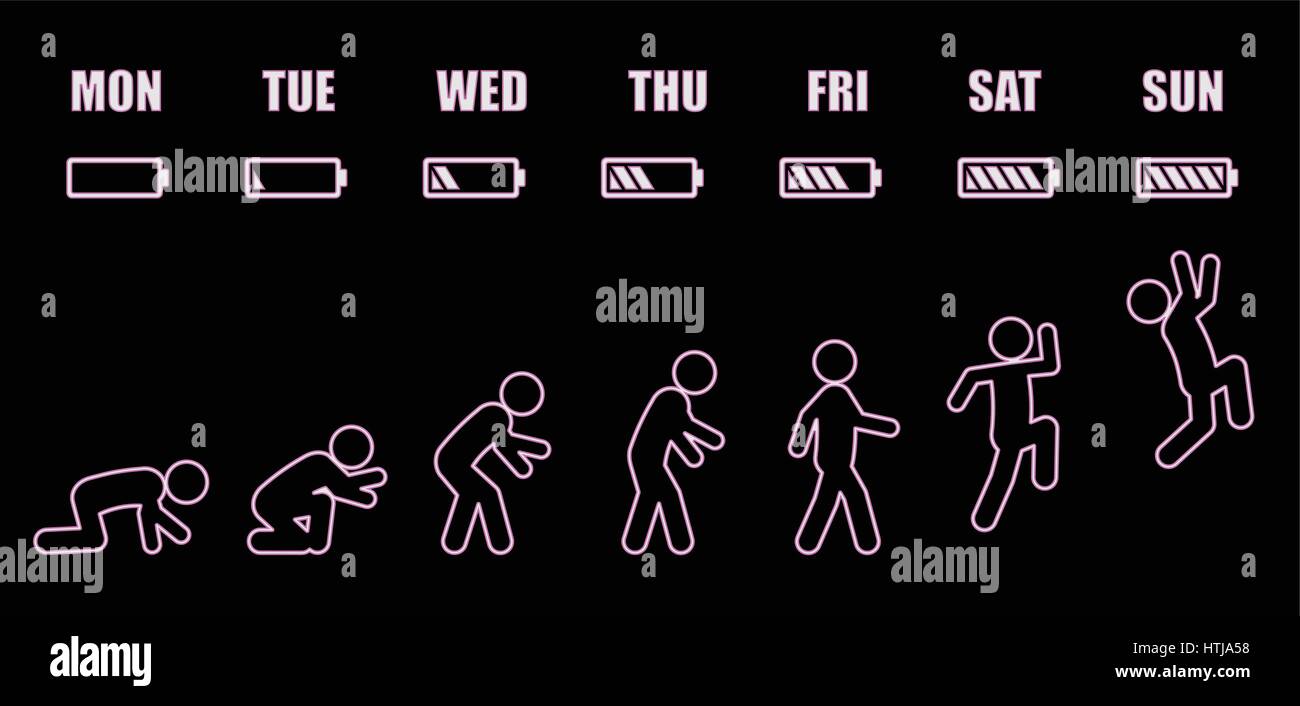 Evolution of man silhouette hi-res stock photography and images - Alamy