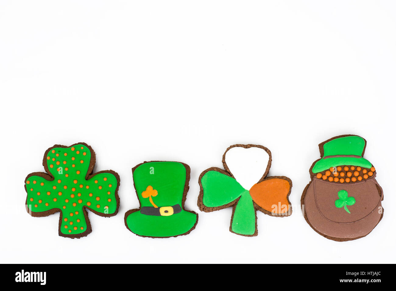 Gingerbread cookies with picture for St. Patrick's Day Studio Photo ...