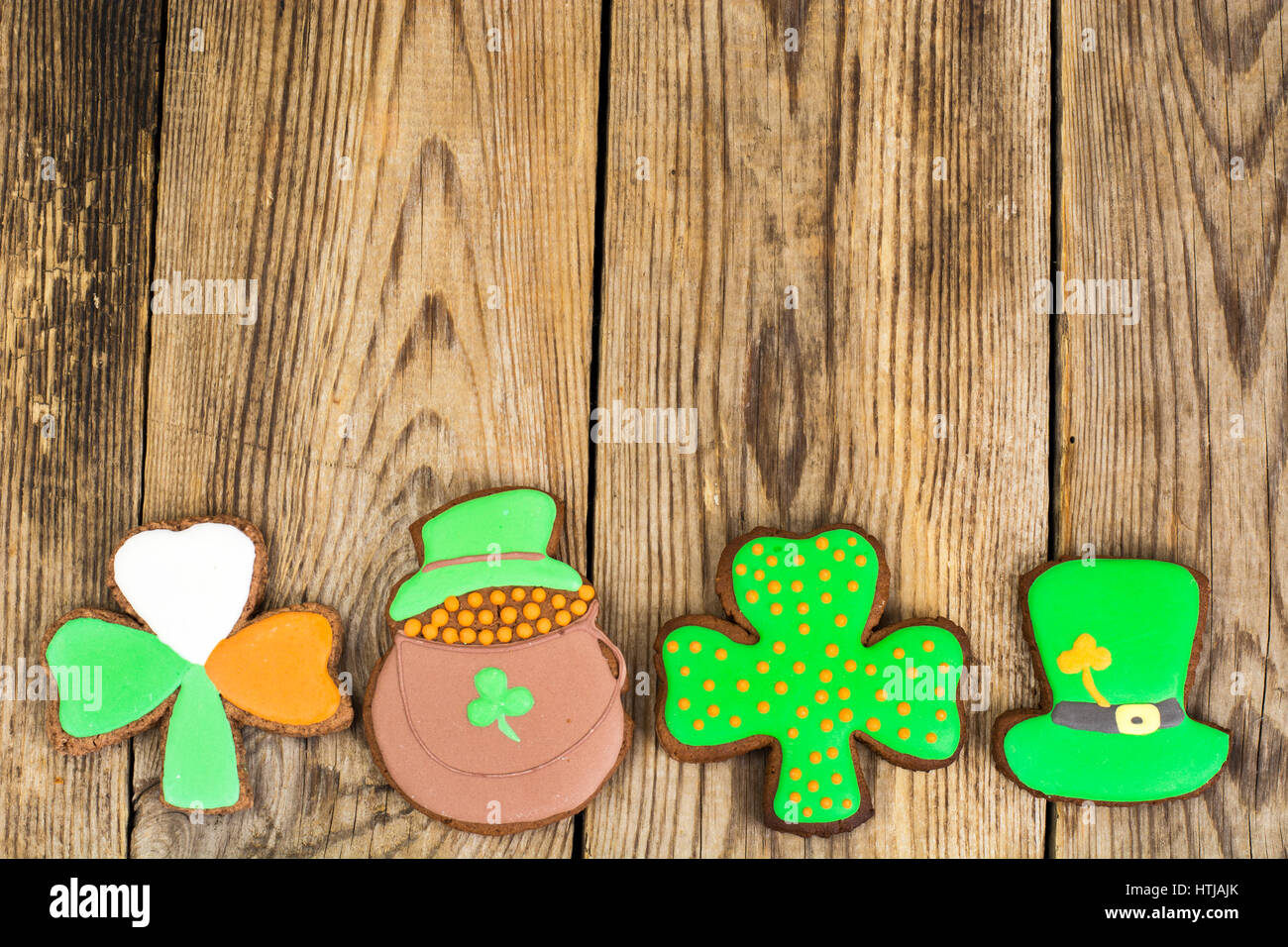 Gingerbread cookies with picture for St. Patrick's Day Studio Photo ...