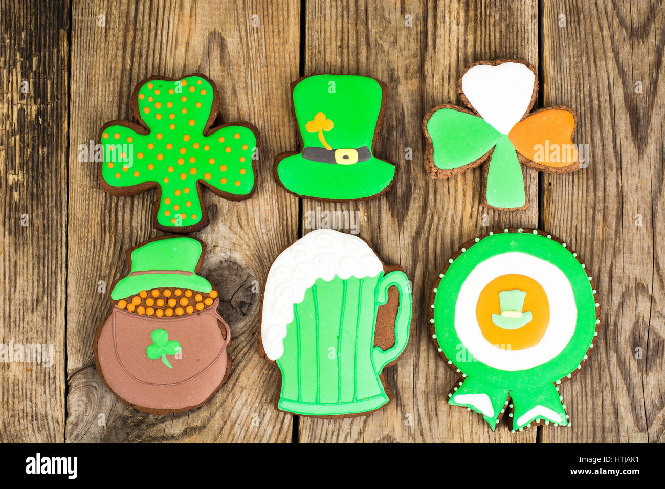 Gingerbread cookies with picture for St. Patrick's Day Studio Photo ...
