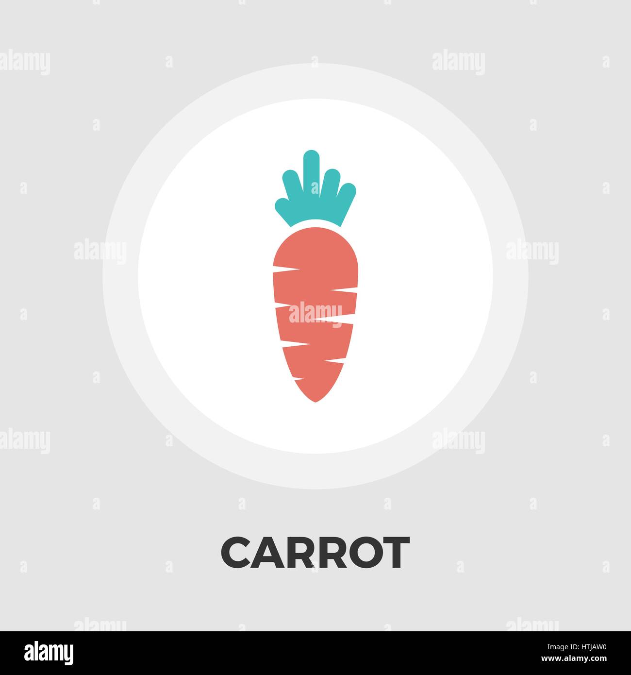 Carrot icon vector. Flat icon isolated on the white background ...