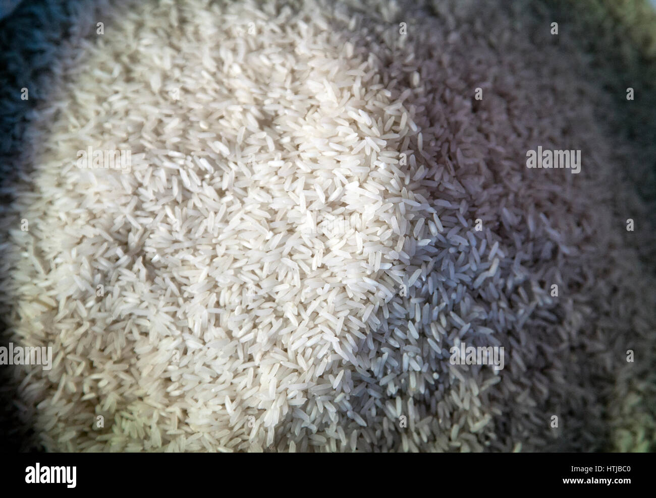 Large Sack of Rice at Psa Leu Market in Siem Reap - Cambodia Stock ...