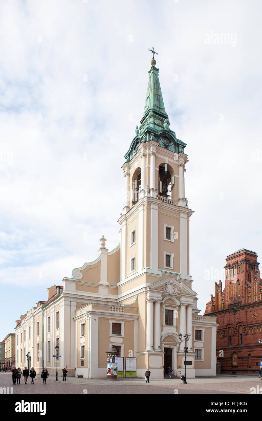 Church Of Holy Spirit In Torun Stock Photo - Alamy