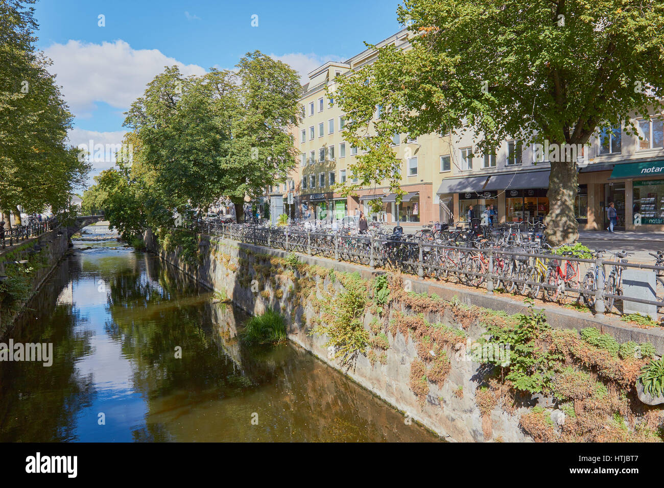 River Fyris (Fyrisan), Uppsala, Sweden, Scandinavia Stock Photo - Alamy