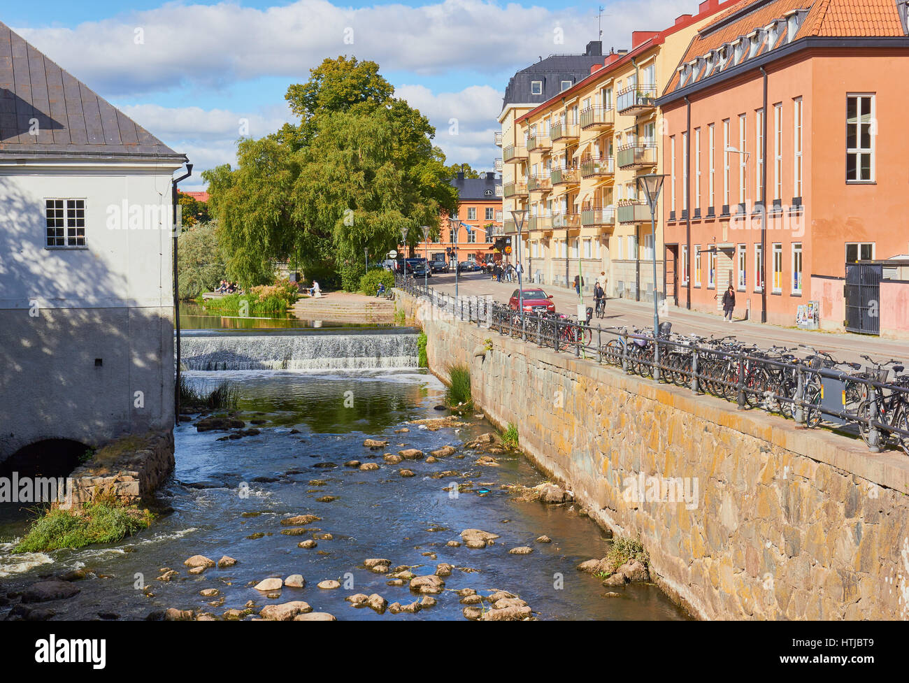 River Fyris (Fyrisan), Uppsala, Sweden, Scandinavia Stock Photo - Alamy