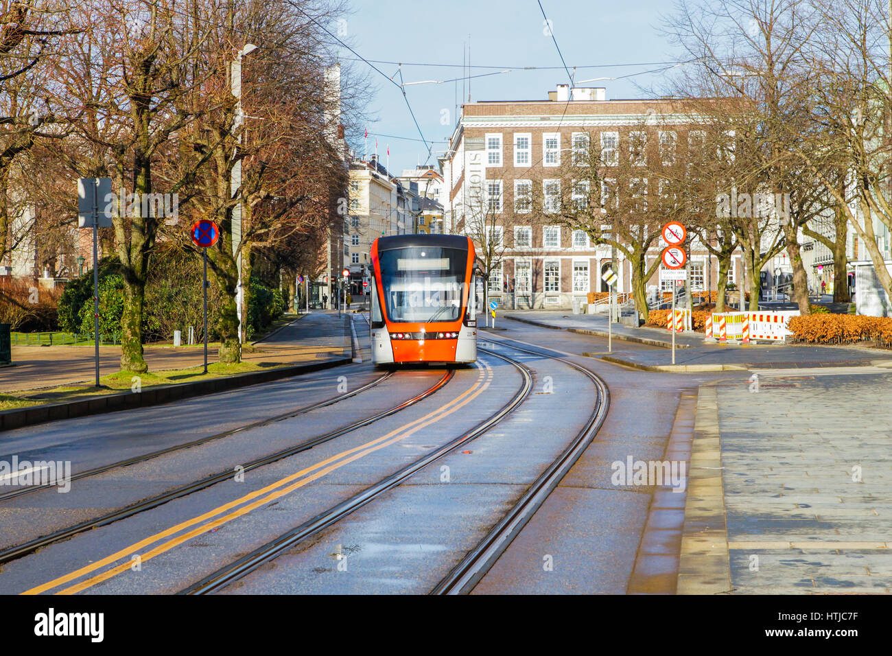Bergen electric tramway hi-res stock photography and images - Alamy