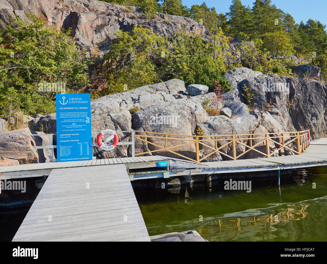 Information for boats mooring in the guest harbour, Grinda, Stockholm ...