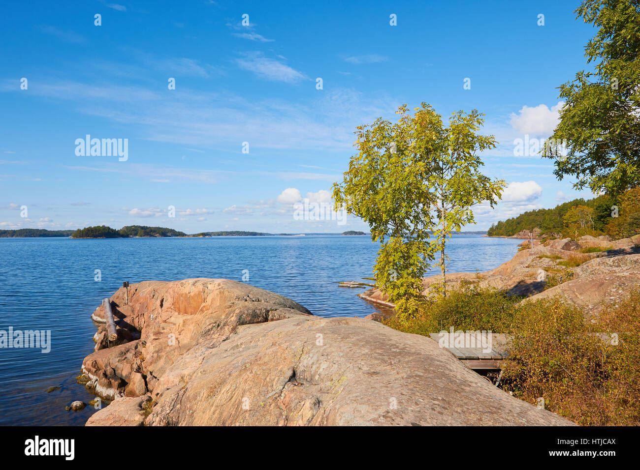 Coast of Grinda island, Stockholm archipelago, Sweden, Scandinavia ...