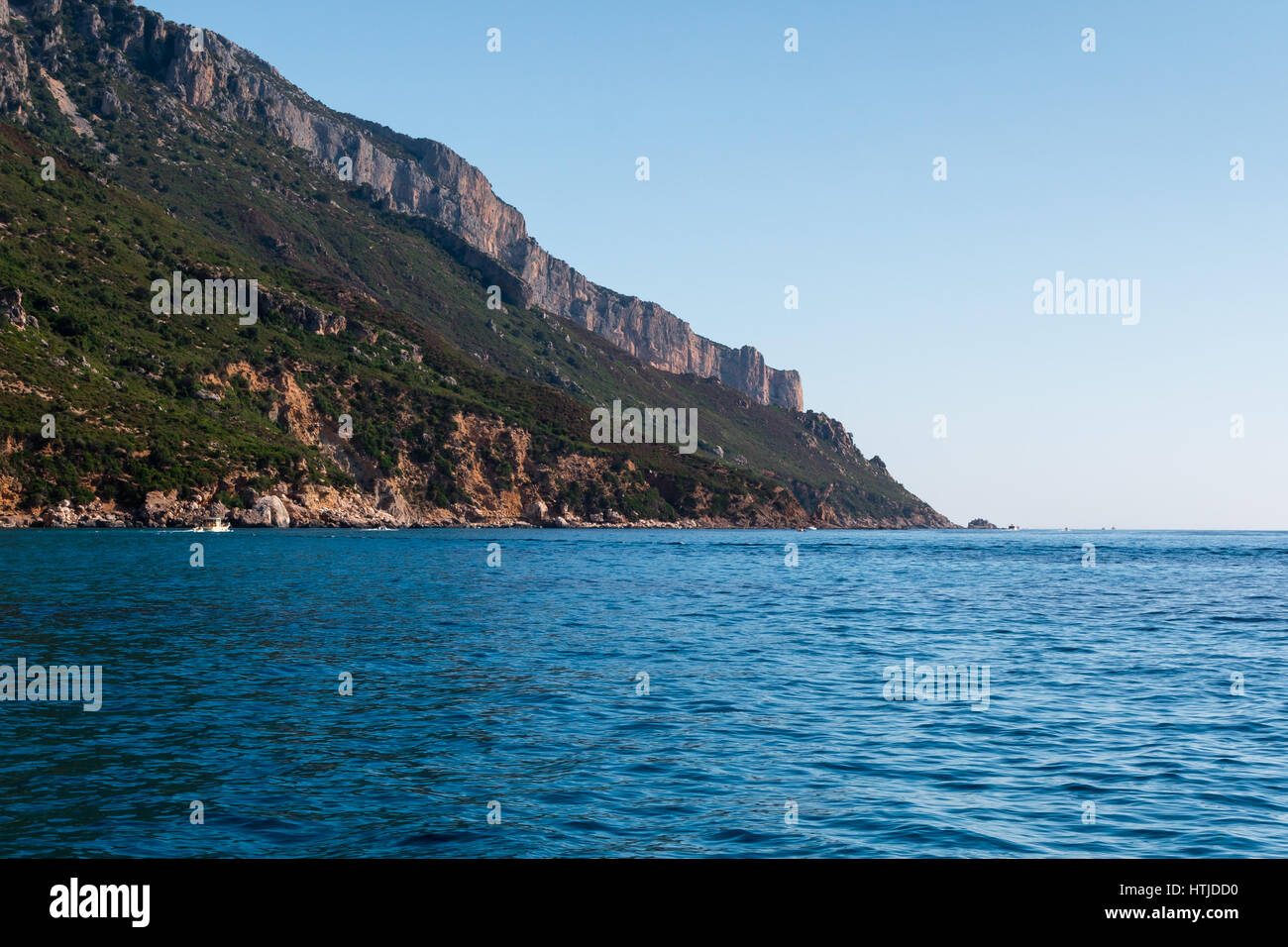 Sardinia Coastline: Rocks and Cliffs near Sea, Italy Stock Photo - Alamy