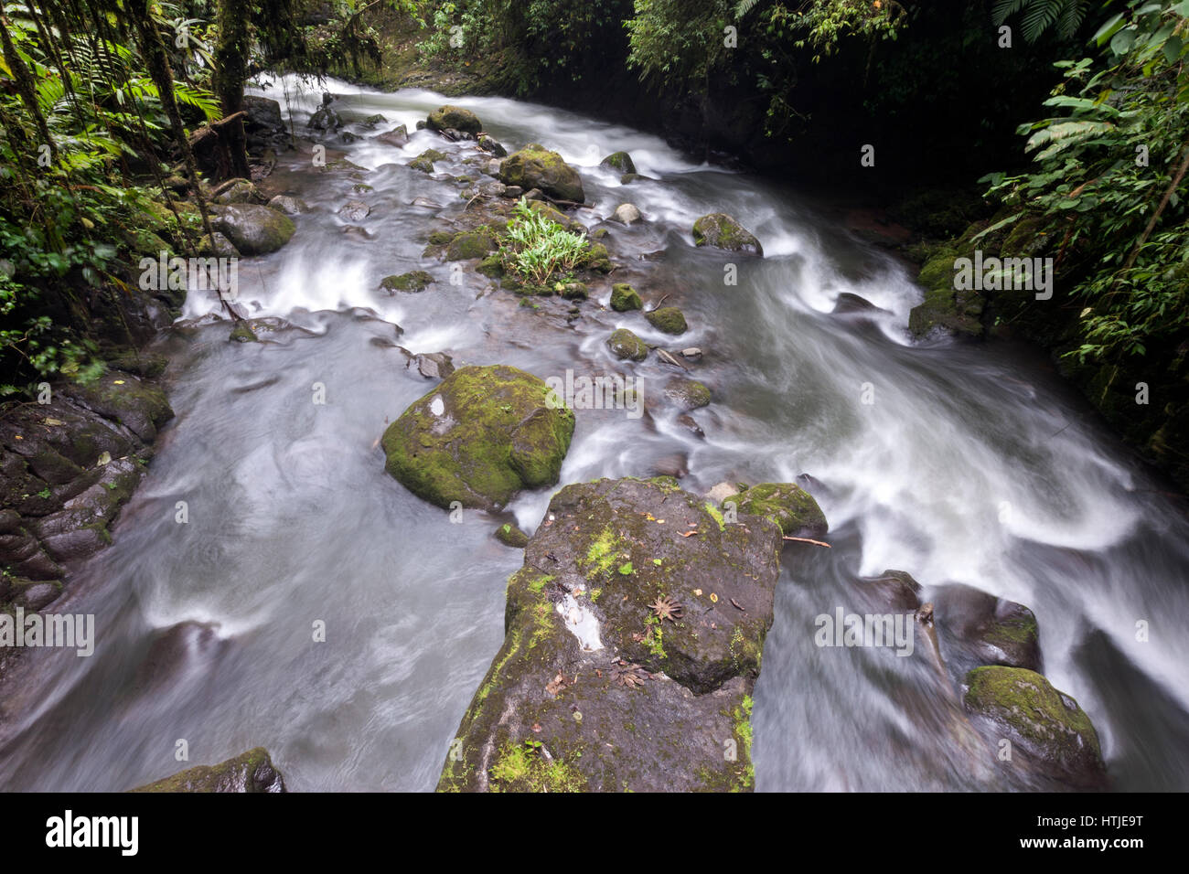 La Paz river rapids in Cataratas de La Paz, La Paz Waterfall, Costa ...