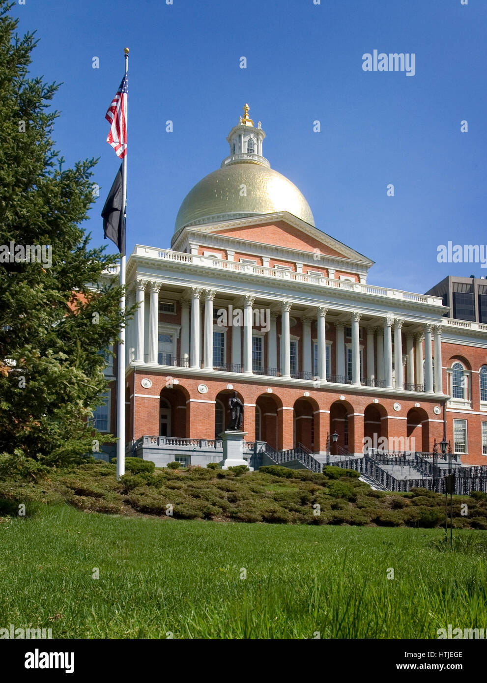 Massachusetts State House - Boston, Massachusetts Stock Photo - Alamy