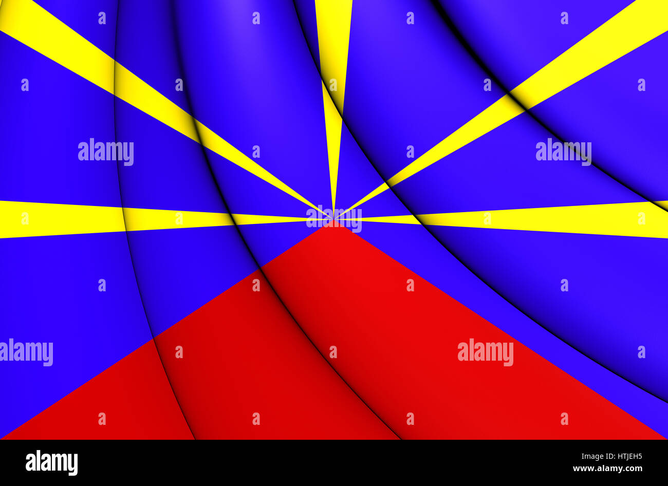 Flag of reunion island hi-res stock photography and images - Alamy