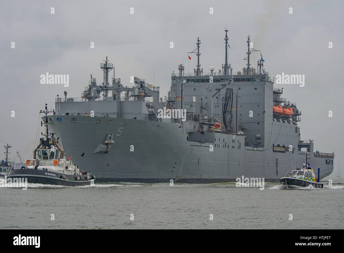 USNS Robert E Peary (T-AKE-5) a United States Navy supply ship ...