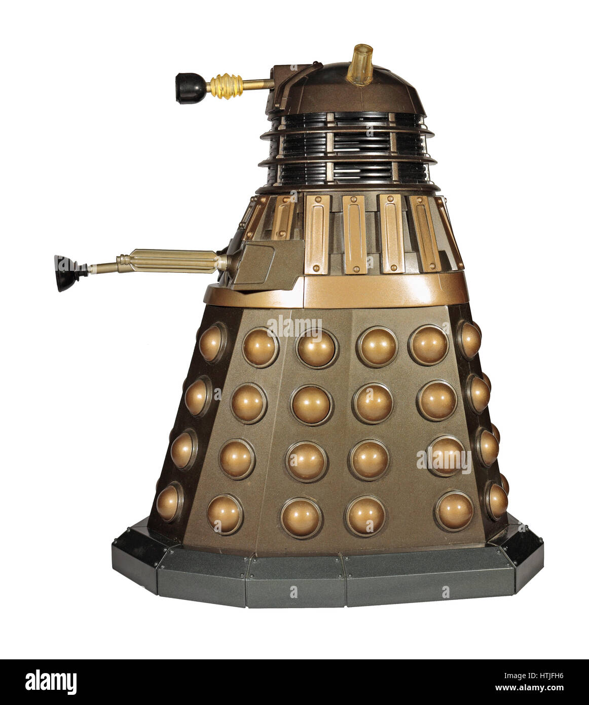 Dalek Side View Isolated on a white background Stock Photo: 135631698 ...