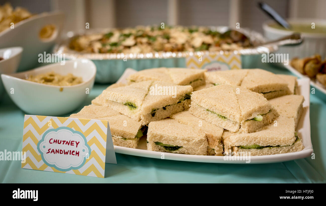 Party snacks hi-res stock photography and images - Alamy