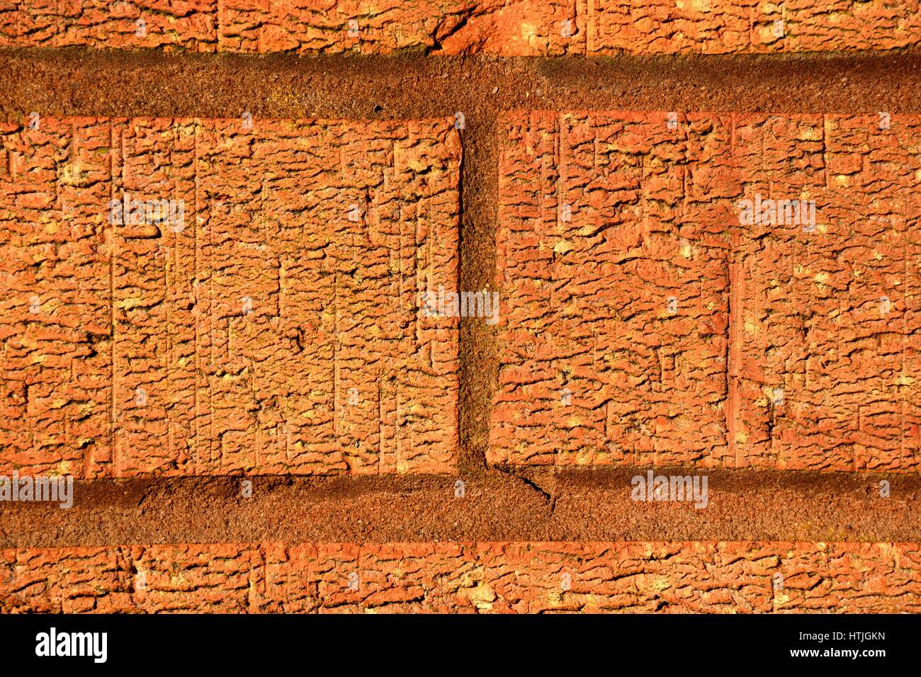 Close up of house brick wall, UK Stock Photo - Alamy