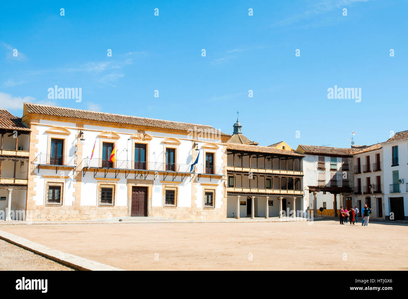 Main Square. Tembleque, Toledo province, Castilla La Mancha, Spain ...