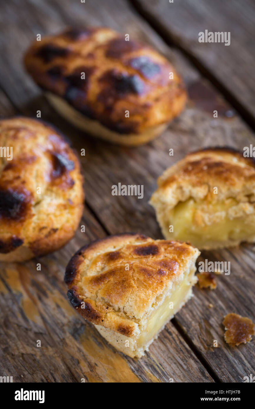 The delicious traditional Pasticciotto pastry from Lecce, Puglia, Italy ...