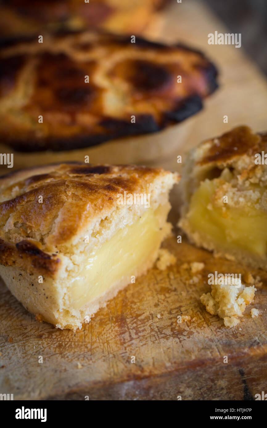 The delicious traditional Pasticciotto pastry from Lecce, Puglia, Italy ...