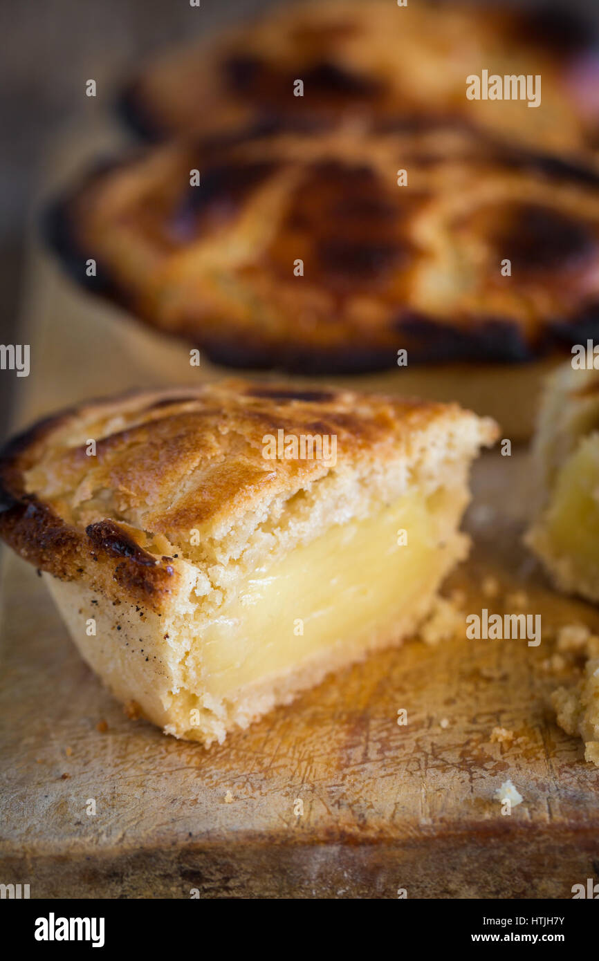 The delicious traditional Pasticciotto pastry from Lecce, Puglia, Italy ...