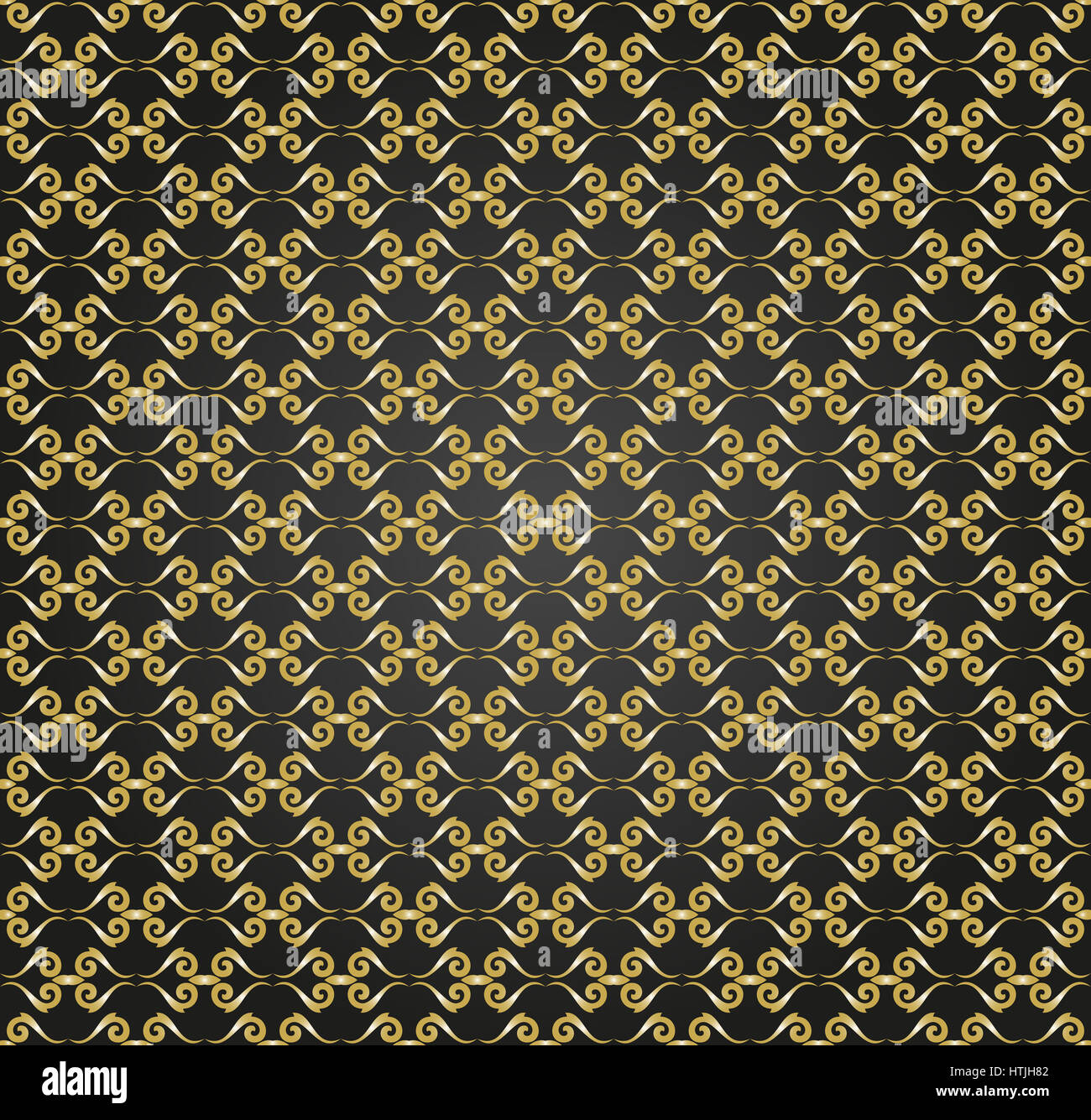 Black and gold damask pattern hi-res stock photography and images - Alamy